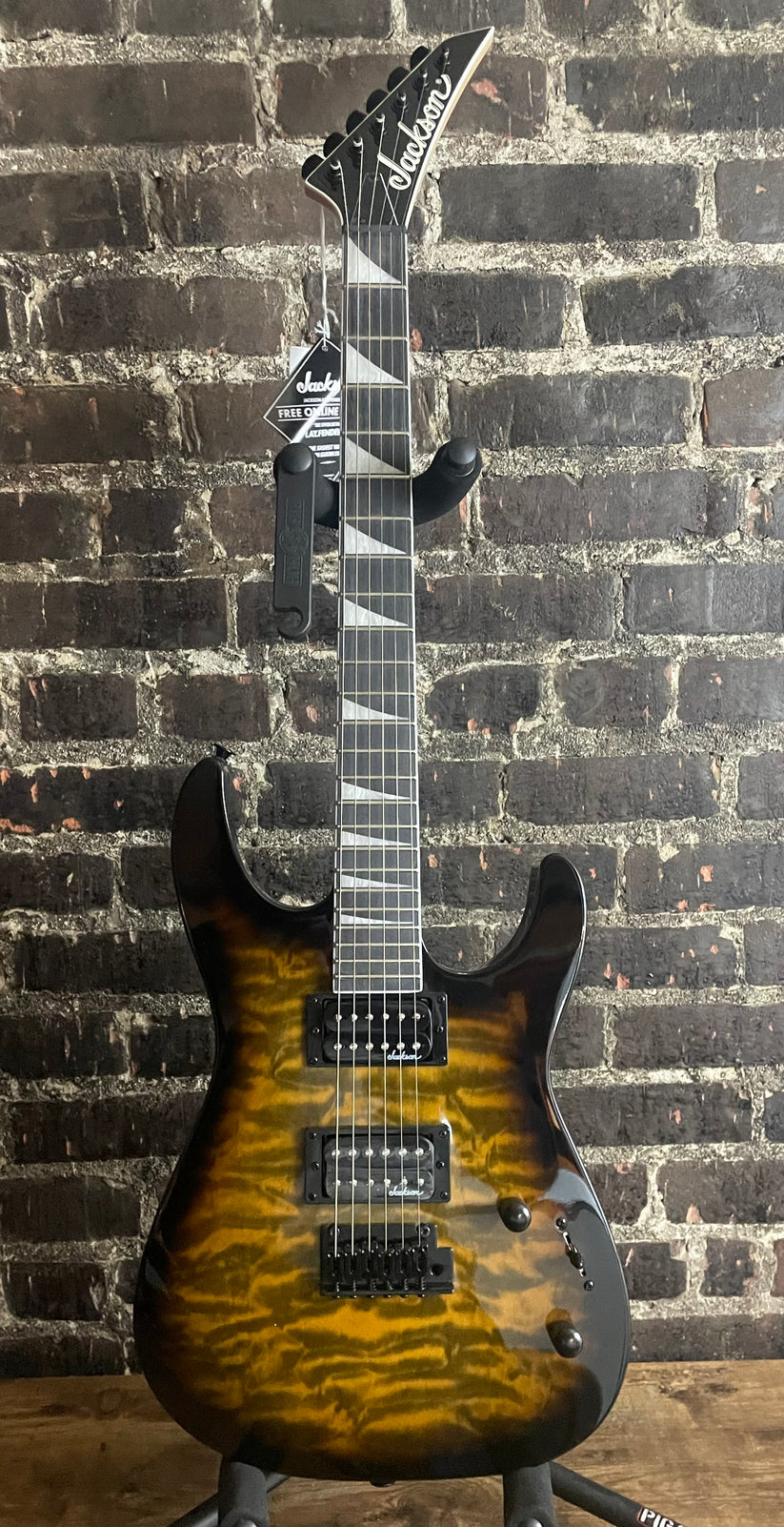 Jackson Dinky JS20 DKQ Electric Guitar - Tobacco Burst – Allen Music Shop